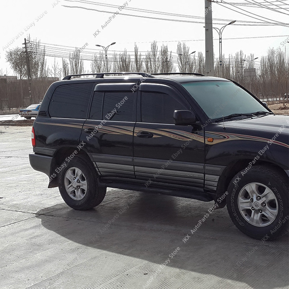 For 98-07 Land Cruiser LC100 4500 Aluminum Bars Rail Roof Rack Luggage ...