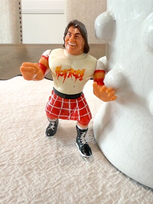WWF ROWDY HOT ROD! Roddy Piper ACTION FIGURE HASBRO 1991 - WWF SERIES 2 ...