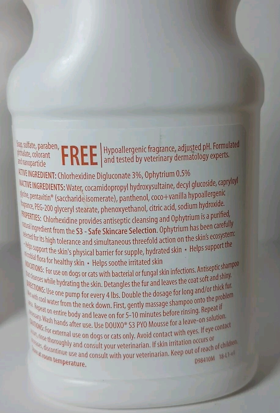 DOUXO S3 PYO Antifungal/Antiseptic Shampoo 6.7 fl.oz & 30 Pads For Dogs ...