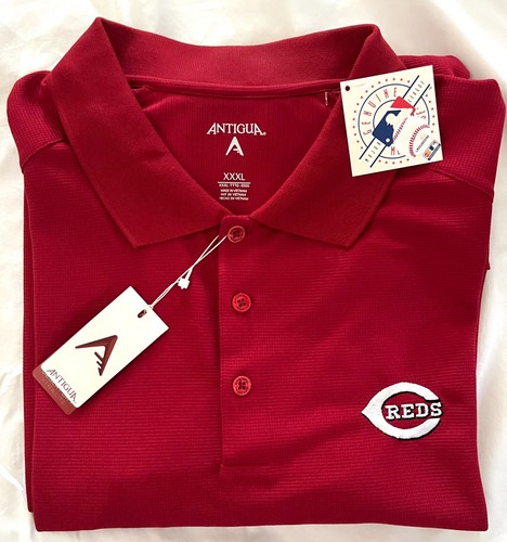 Cincinnati Reds MLB Sport Polo Golf Shirt Size 3XL Short Sleeve Button ...
