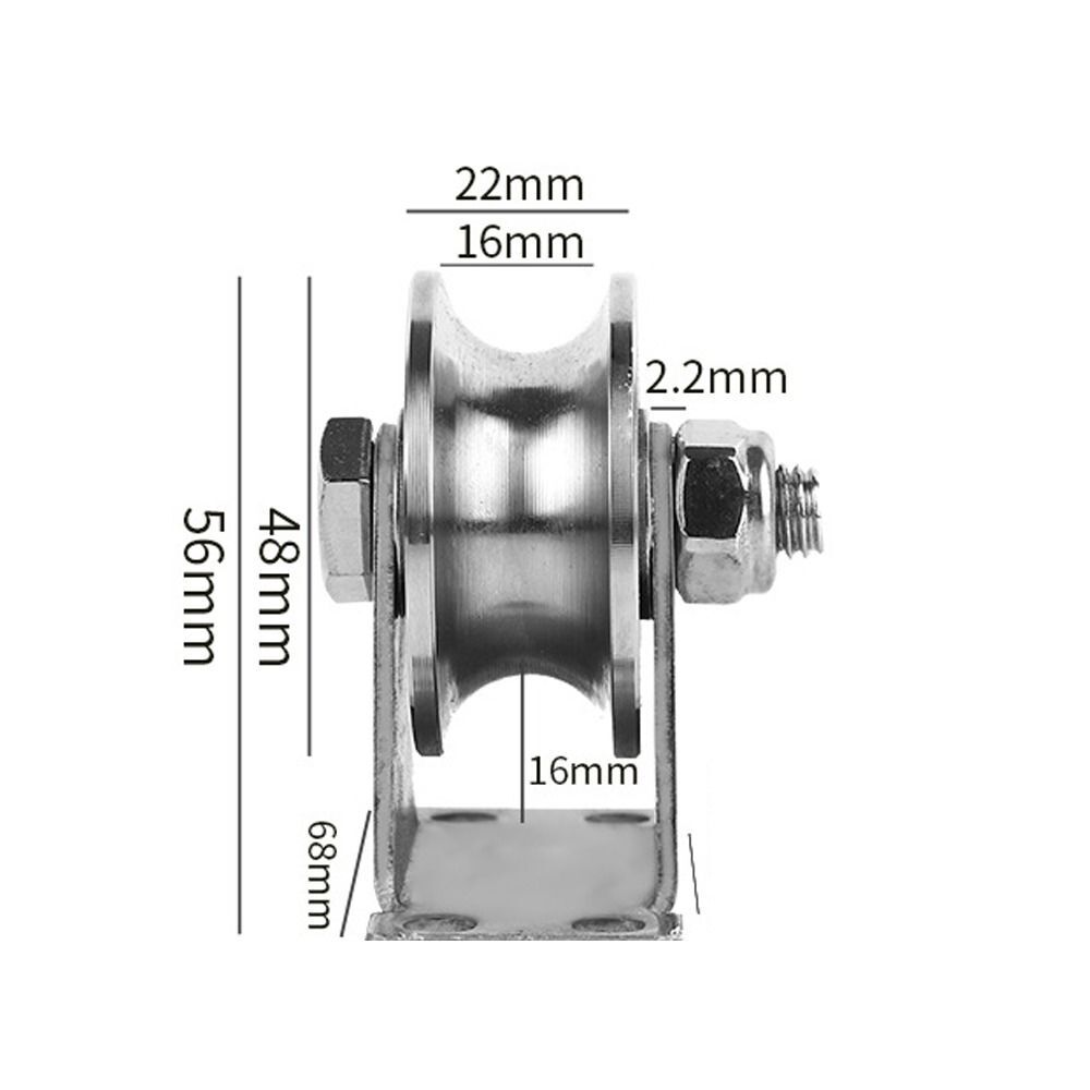 Stainless Steel Pulley U Type Pulley system Pulleys for rope DIY Gym ...