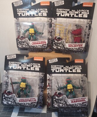 Lot(4) Eastman & Lairds Nickelodeon Comic Book Series TMNT DON/RAP/LEO ...