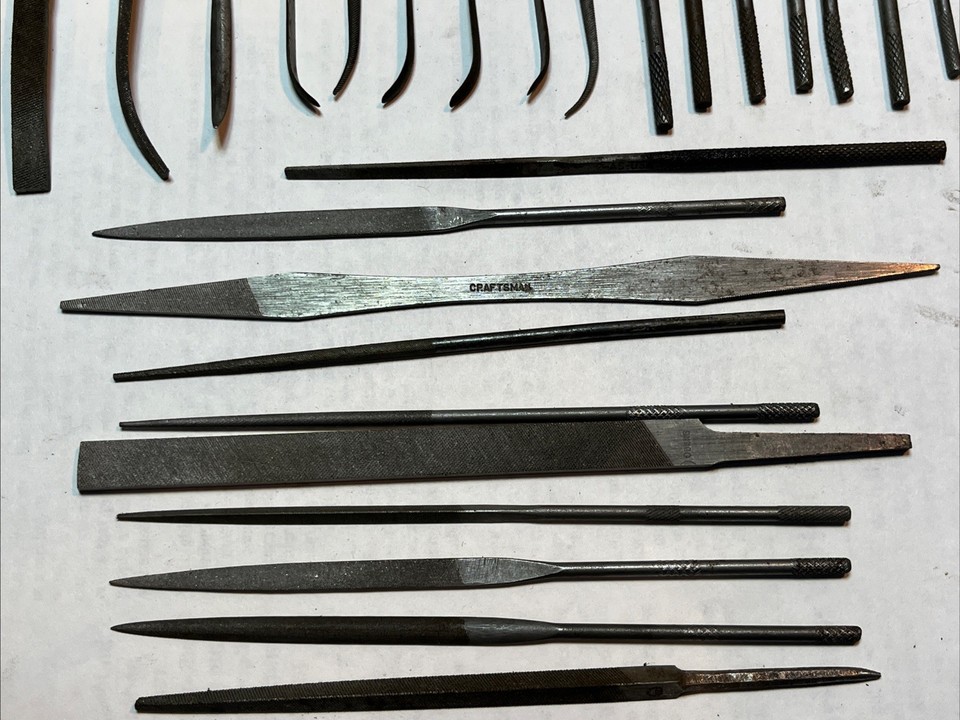 31 Machinist/Jeweler Rifflers/Needle Files Used | eBay