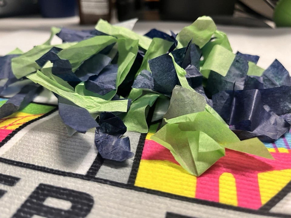 Confetti from Seattle Seahawks win In Super Bowl LX 2/8/2026 | eBay