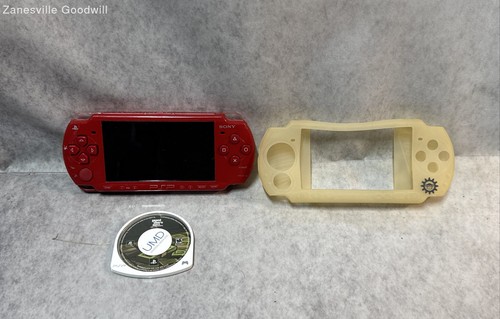 Sony PSP God of War Limited Edition Red Console GTA Vice City Stories ...