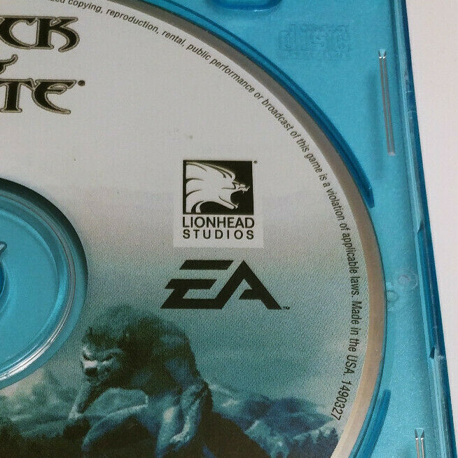 Black & White 2 PC Game CD Rom Windows Disc 3 Only EA 2001-2005 ...