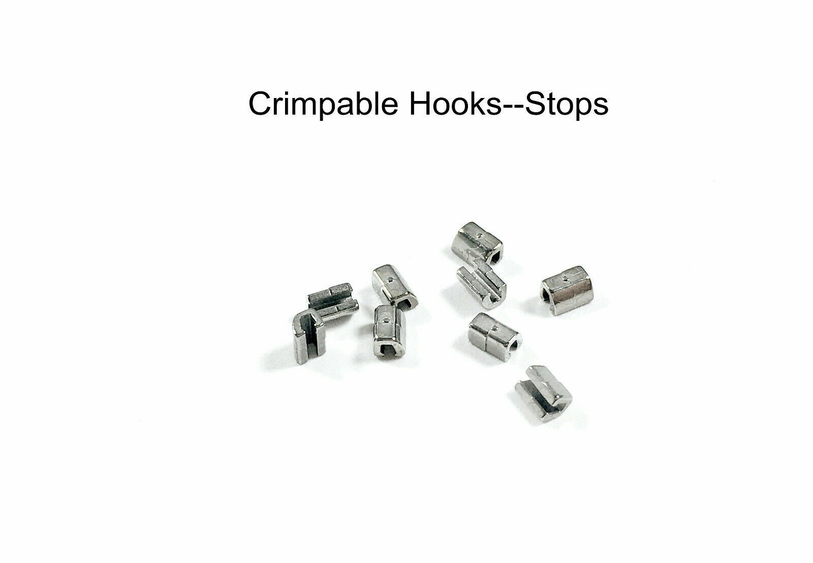 100Pcs Dental Orthodontic Crimpable Hook Stop Stops Type Hooks Open | eBay