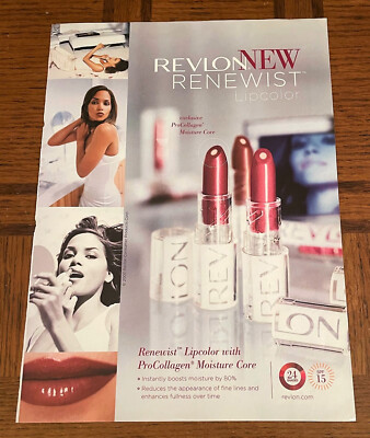 Halle Berry 2007 Revlon Lipstick Magazine Ad | eBay