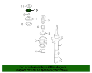 Genuine Mercedes-Benz Shock Absorber Cover Trim Front Left Right ...