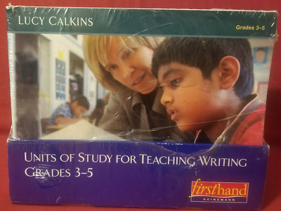 LUCY CALKINS UNIT OF STUDY FOR TEACHING WRITING GRADES 3-5 NEW SEALED 7 ...