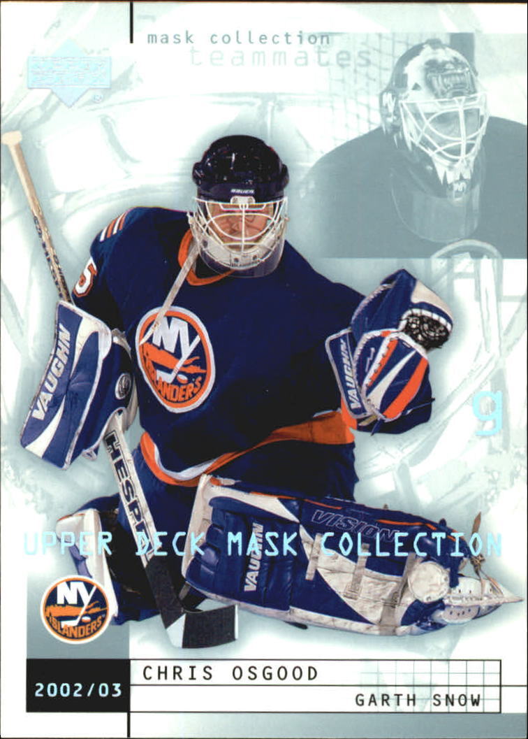 2002-03 Upper Deck Mask Collection - #53 Chris Osgood, Garth Snow for ...