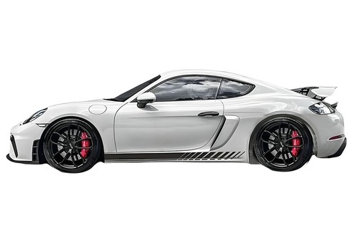 Racing Stripes Decal For Porsche 718 Boxster Cayman Hood Roof Rear Side ...