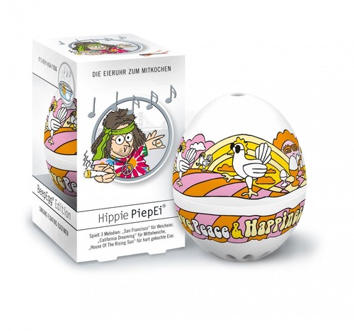 Brainstream PiepEi Hippie Piep Ei Eierkocher Frühstücksei Ei Eier kochen Eieruhr | eBay