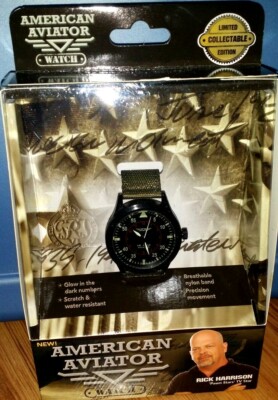 American Aviator Watch Scratch & Water Resistant Glow in dark # Limited ...