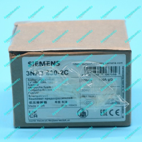 3PCS/box NEW SIEMENS Fuse 3NA3 830-2C 100A NH000-gG 3NA3830-2 FREE ...