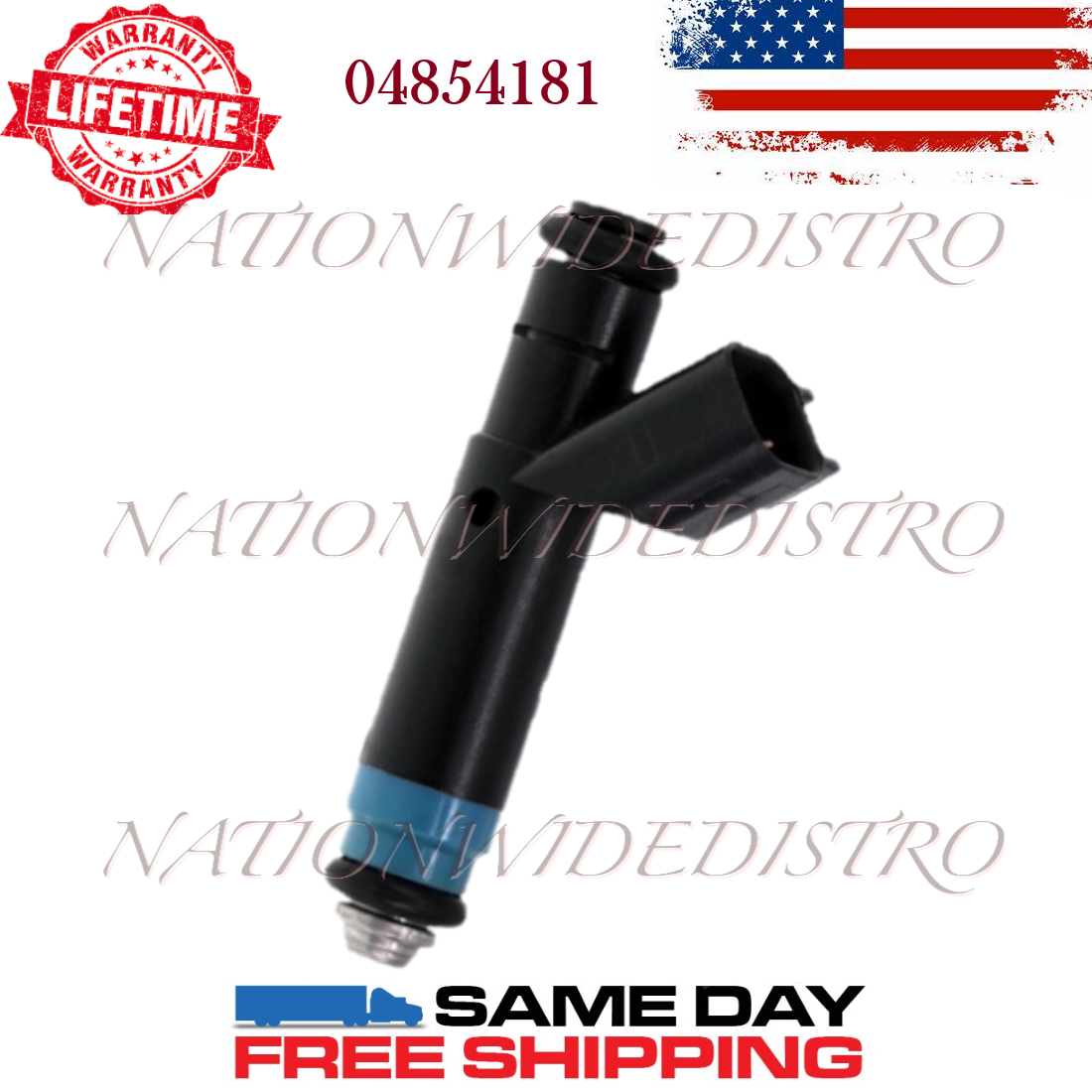 1x OEM Siemens Fuel Injector for 1999-2004 Jeep Wrangler 4.0L I6 ...