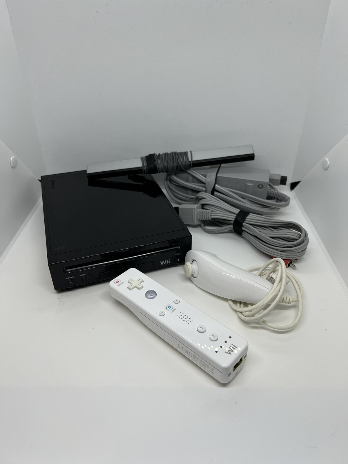 PRE-OWNED NINTENDO WII - RVL-101 - BLACK CONSOLE | eBay