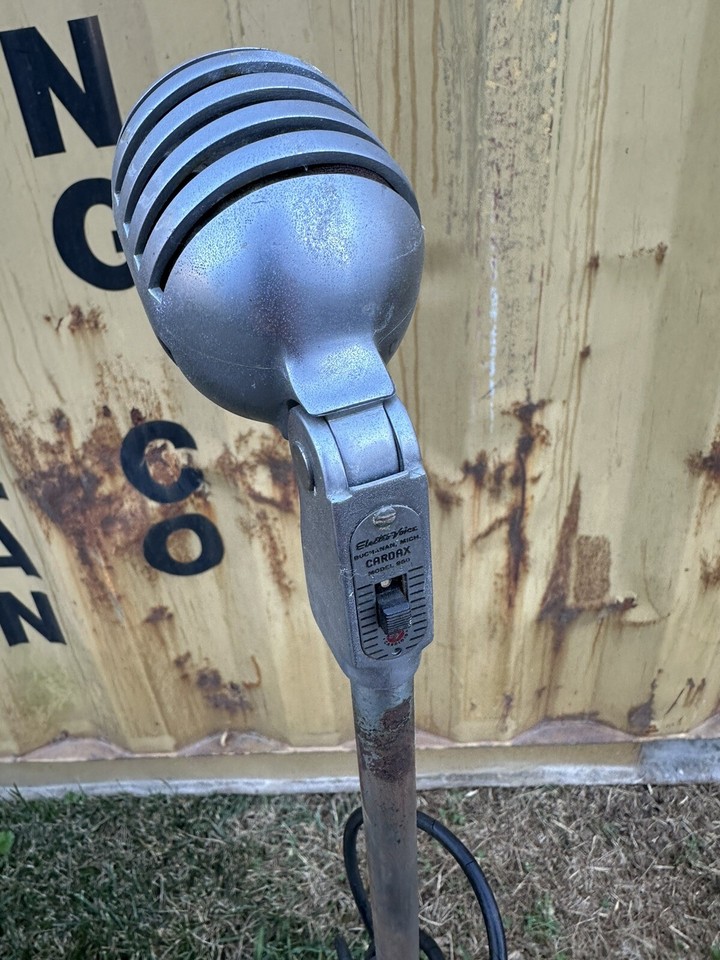 Vintage 1950's Electro Voice 950 Cardax Microphone, stand w/cable | eBay