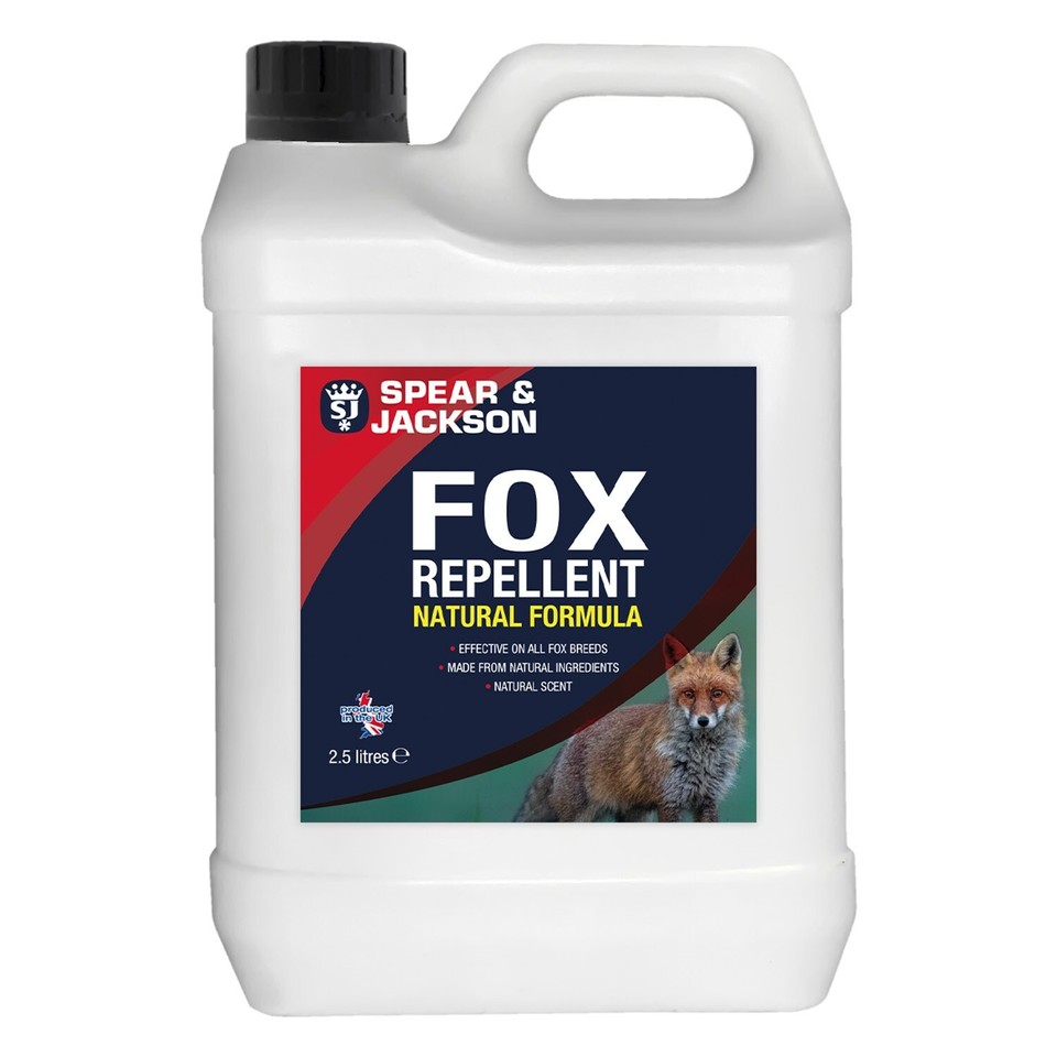 Fox Repellent Spray - 2.5L with Long Hose Trigger - Spear & Jackson ...
