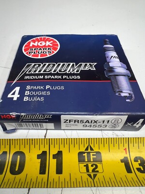 Pack of 4) NGK 94553 Iridium IX Spark Plugs ZFR5AIX-11 14mm Thread ...