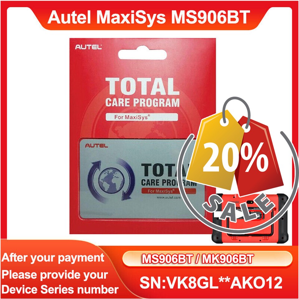 Autel Maxisys MS906BT [ One Year ] Update Service TCP Card | eBay