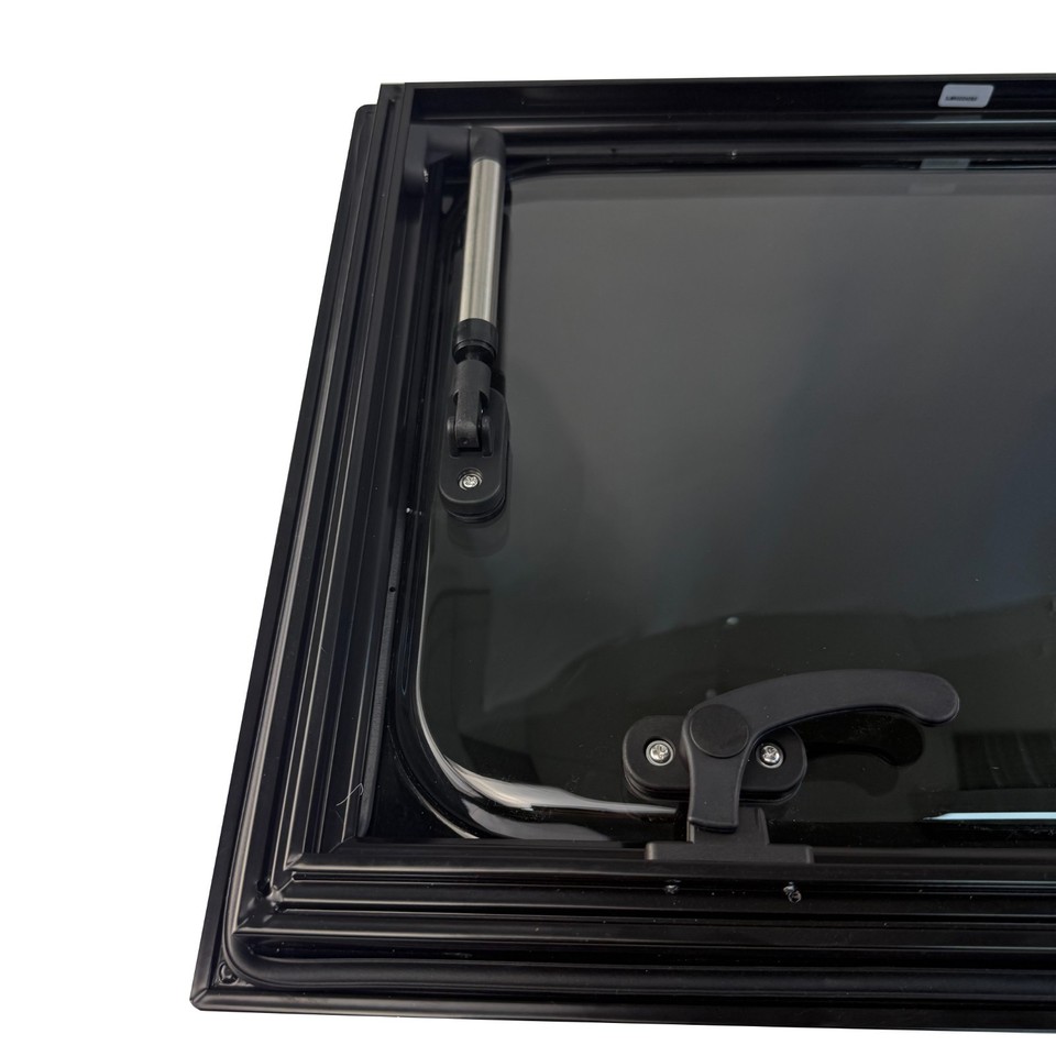 Tinted Flat Camper Van Cassette Window With Black Blind Frames Caravan ...