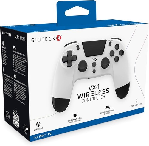 Gioteck VX4 Wireless Controller - White RRP £28 | eBay UK