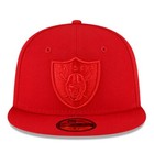 New Era Las Vegas Raiders Red 5950 Fitted Hat NFL Color Pack Scarlet ...