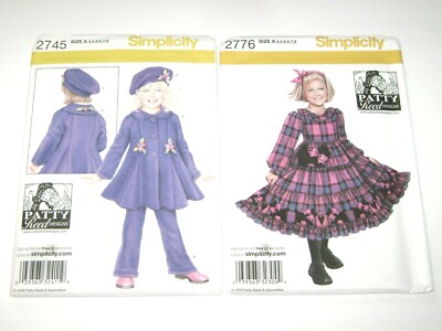 Simplicity Patty Reed Lot 2745 & 2776 from 2008 sizes 3-8 UC FF | eBay