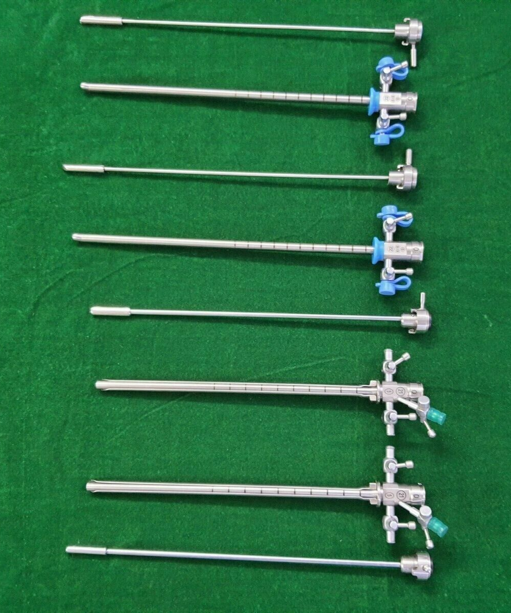 4pc Hysteroscopy Cystoscopy Sheath 22FR/ VIU Sheath 21FR Reusable ...