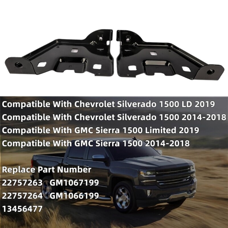 Front Left/Right Bumper Side Bracket Support 22757263 22757264 | eBay ...
