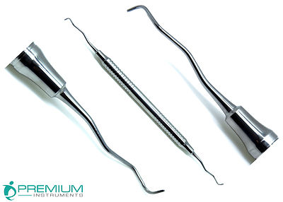 Dental Surgical Gracey Curettes 13/14 Double Ended Hollow Handle ...