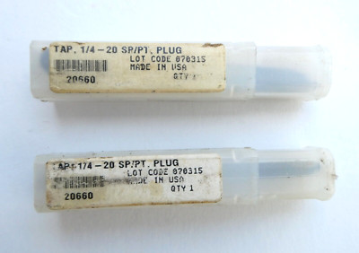 Plug Tap SP/PT - 1/4" 20NC HSS 3510 NOS Made In USA NOS Quantity - 2 | eBay