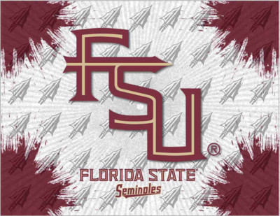 NCAA - Florida State (Script) Logo Canvas College Team Logo | eBay