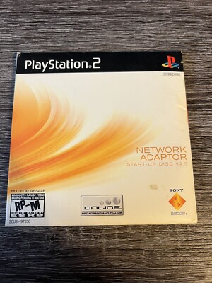 PlayStation 2 Network Adaptor Start-Up Disc V2.5 (PS2) Complete W ...