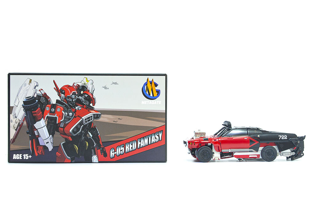 MetaGate G-05 G05 Red Fantasy Shatter Triple Changer Warrior Movie ...