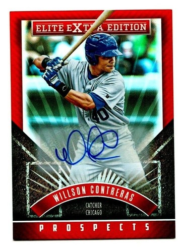 WILLSON CONTRERAS 2015 Elite Extra Edition Autograph | eBay