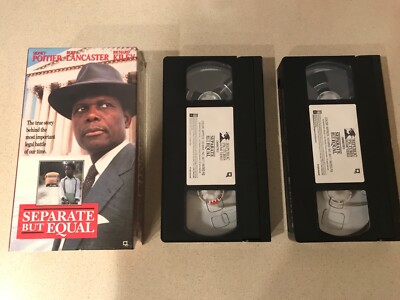 Separate But Equal (VHS, 1991, 2-Tape Set) Sidney Poitier, Burt Lancaster | eBay
