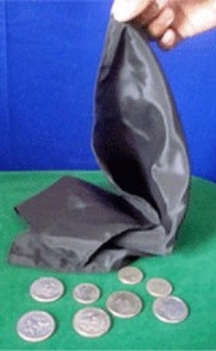 Deluxe Coin Production Hanky Gimmick for Mid Air Handkerchief Magic ...