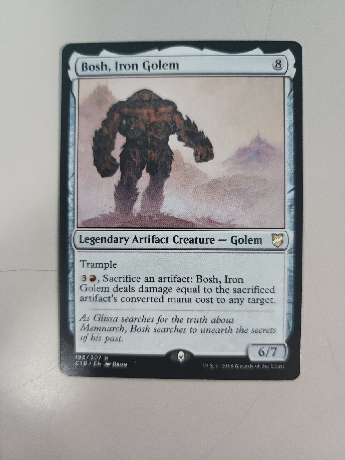 MTG Bosh, Iron Golem Commander 2018 198/307 Regular Rare | eBay