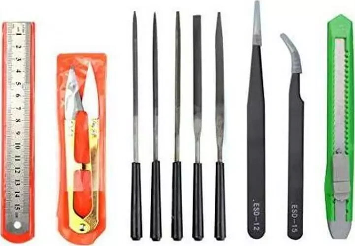 Professional 25 PCS Model Tools Kit Modeler Basic Tools Craft Set Hobby ...