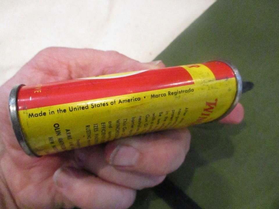 Vintage lead top spout 3 Oz Tin Can of Winchester New Gun Oil Oiler 1 ...
