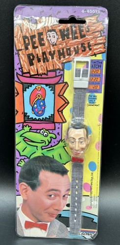 Pee-Wee's Playhouse Pee Wee Herman Wrist Watch Paul Reubens Nelsonic ...