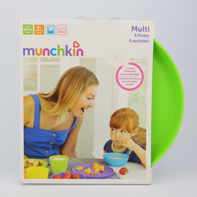 Munchkin Multi 4 Plates BPA for Kids 6m for sale online | eBay