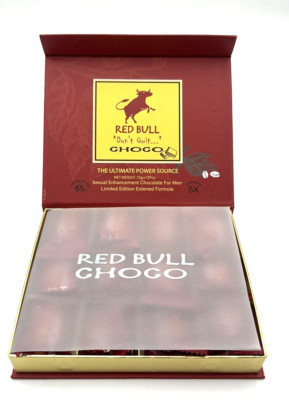 Red Bull Choco Male Enhancement Chocolate Bars 5x Stronger 10 Grams ...