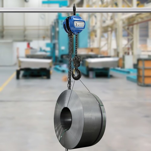 Heavy Duty Pulley Hoist 2Ton/4409 lbs Blue Hand Chain Hoist, Manual ...