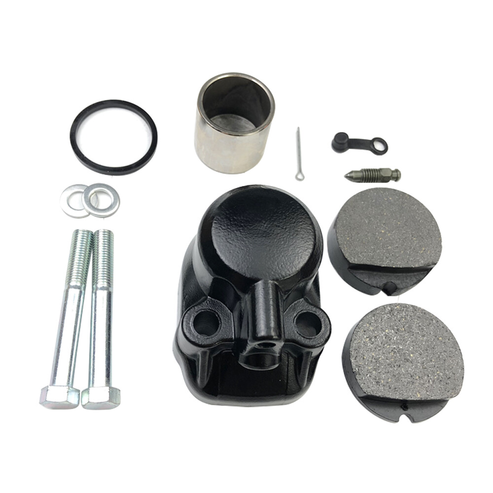 Front Brake Caliper Kit Piston Seal w/Pads for Honda CB360/400F/450 ...