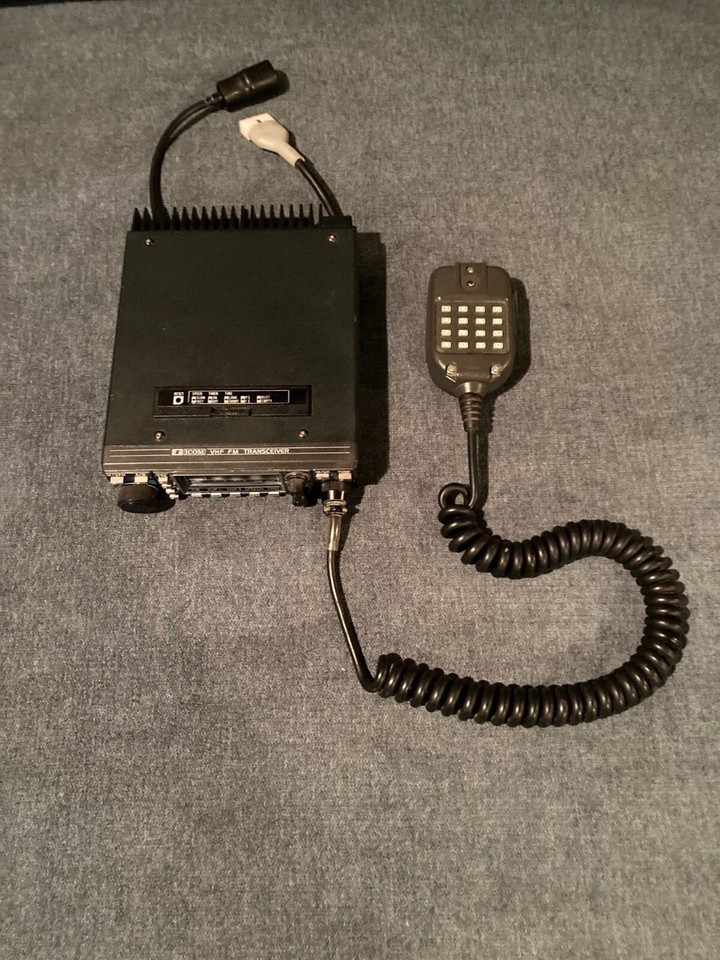 ICOM VHF TRANSCEIVER MODEL IC-27A used including 12v car adapter ,instr ...