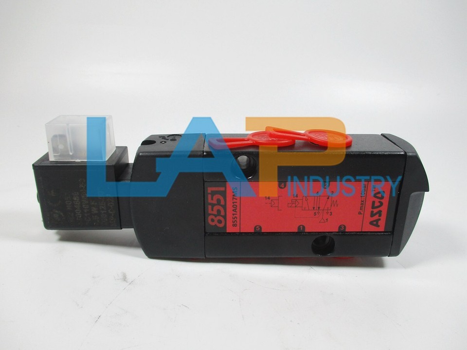 1PCS NEW FOR ASCO SC8551A017MS Directional Control Valve 120VAC 220VAC ...