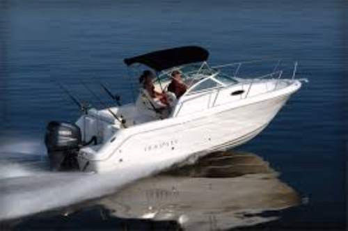 7.6oz BOAT COVER ANGLER 252 WALK AROUND CABIN W/O PULPIT O/B 1994-99 | eBay